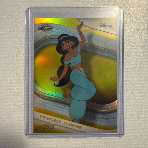 Disney | Toys | Topps Chrome Disney 225 Princess Jasmine Number Card ...
